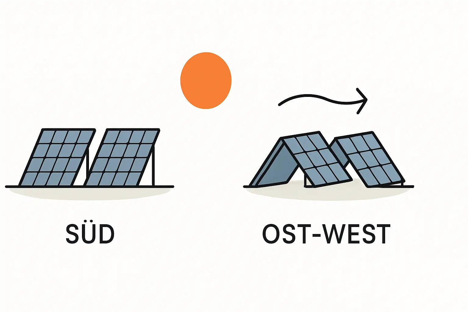 PV-Anlage auf Flachdach: Aufständerung & Ballastierung